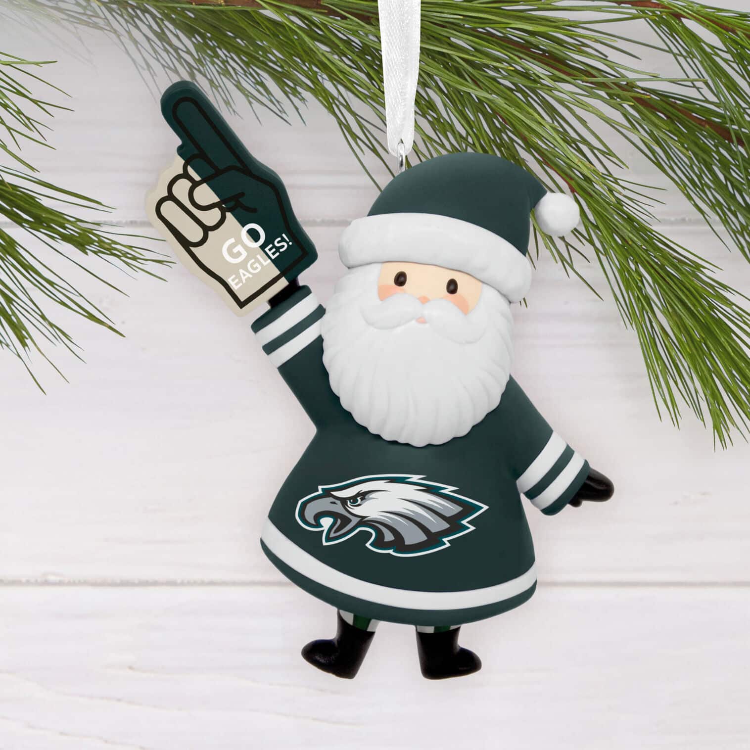 NFL Philadelphia Eagles Santa Fan Hallmark Ornament – Winterwood Gift ...